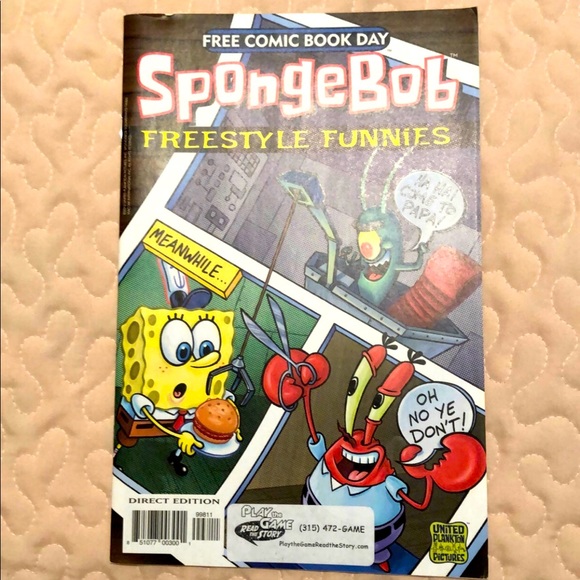 Other | Spongebob Freestyle Funnies Comic | Poshmark